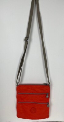 KIPLING Crossbody Bag Double Zip orange Adjustable Purse | eBay