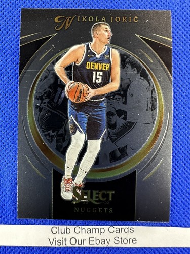 2022-23 #10 Nikola Jokic Panini Select Select Certified Insert Nuggets ...