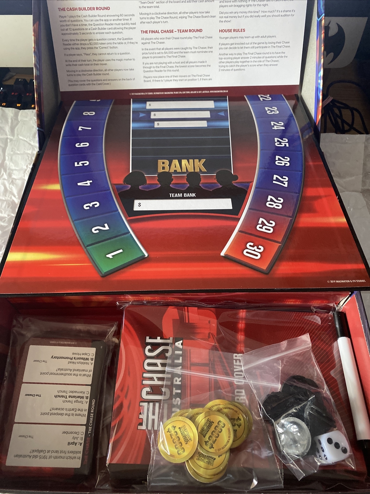 The Chase Australia Board Game - 2019 Imagination Gaming for sale ...