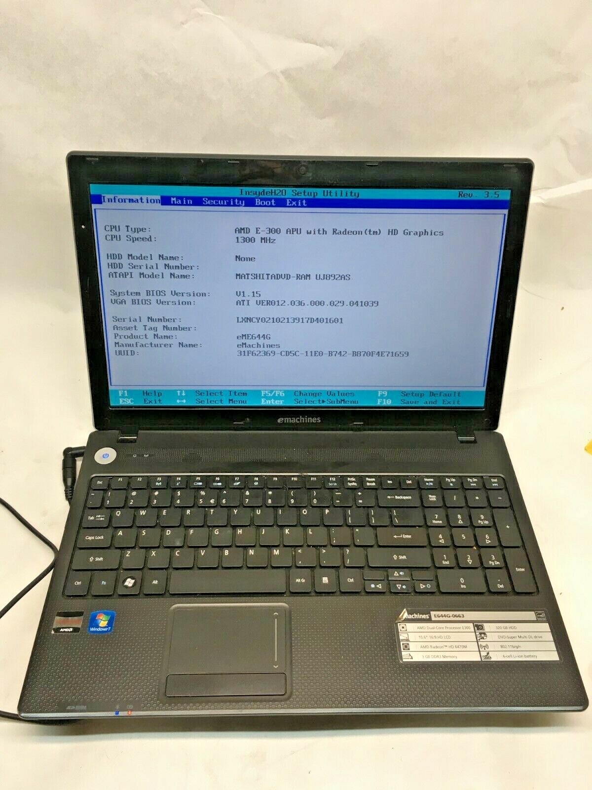 Emachines Notebook comprar usado no Brasil | 92 Emachines Notebook em ...