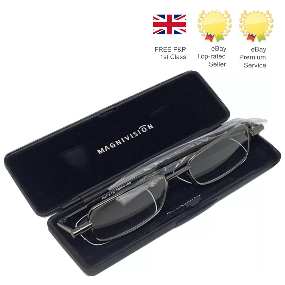 Foster Grant Magnivision Fold Flat Reading Glasses ALL STRENGTHS Rrp £ ...