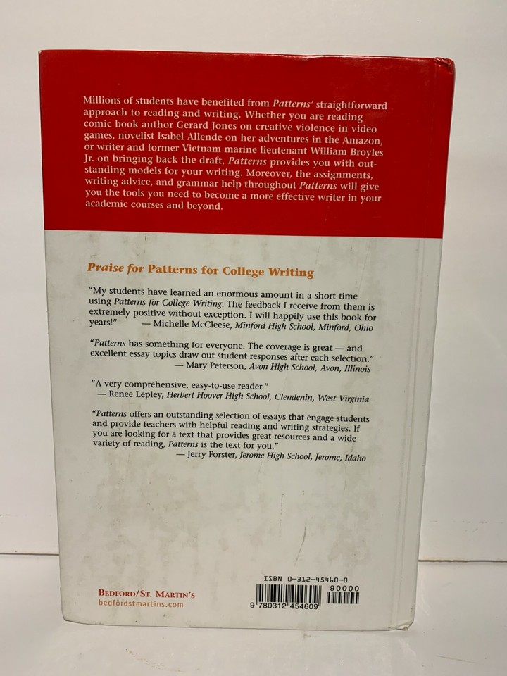 Patterns for College Writing Tenth Edition textbook by Laurie Kirszner ...