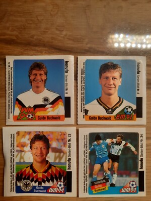 Hanuta Sticker Guido Buchwald WM 90/94 Und EM 92 Deutschland | eBay.de
