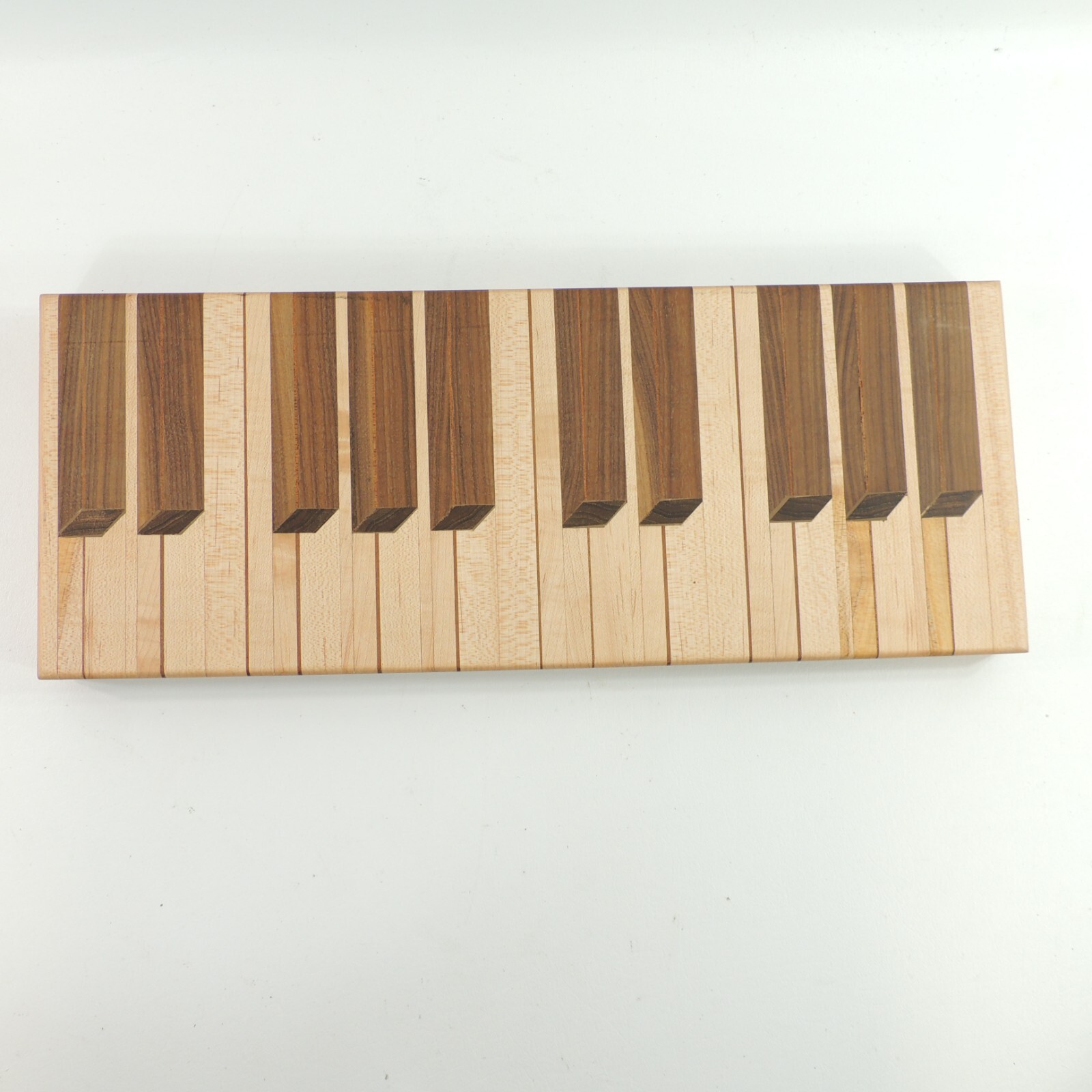 Piano Keyboard 3D Wood Cutting Charcuterie Serving Board 20 1/2 x 8 x 1 ...