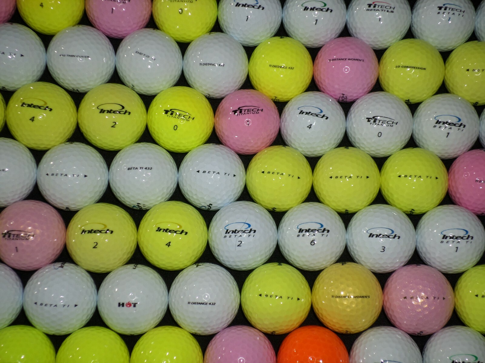 60 Intech / TiTech Assorted Golf Balls | eBay