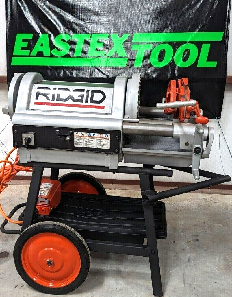 RIDGID 1224 PIPE THREADING MACHINE, 1/8" TO 4", REFURBISHED by EASTEX ...