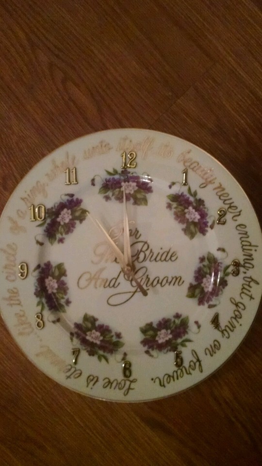 Wedding Clock - For The Bride And Groom ! | eBay