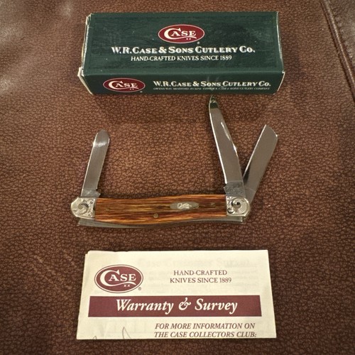 2006 Case XX USA Oak 7318 SS Medium Stockman Pocket Knife Scrolled 100 ...