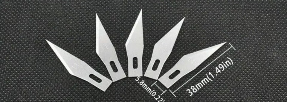 6PC PRECISION KNIFE SET RAZOR BLADE EXACTO CUTTING TOOL ARTS & CRAFT ...
