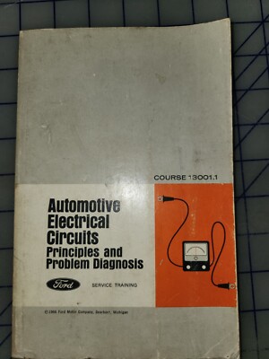 1966 Ford Service Training Handbook Electrical Circuits | eBay