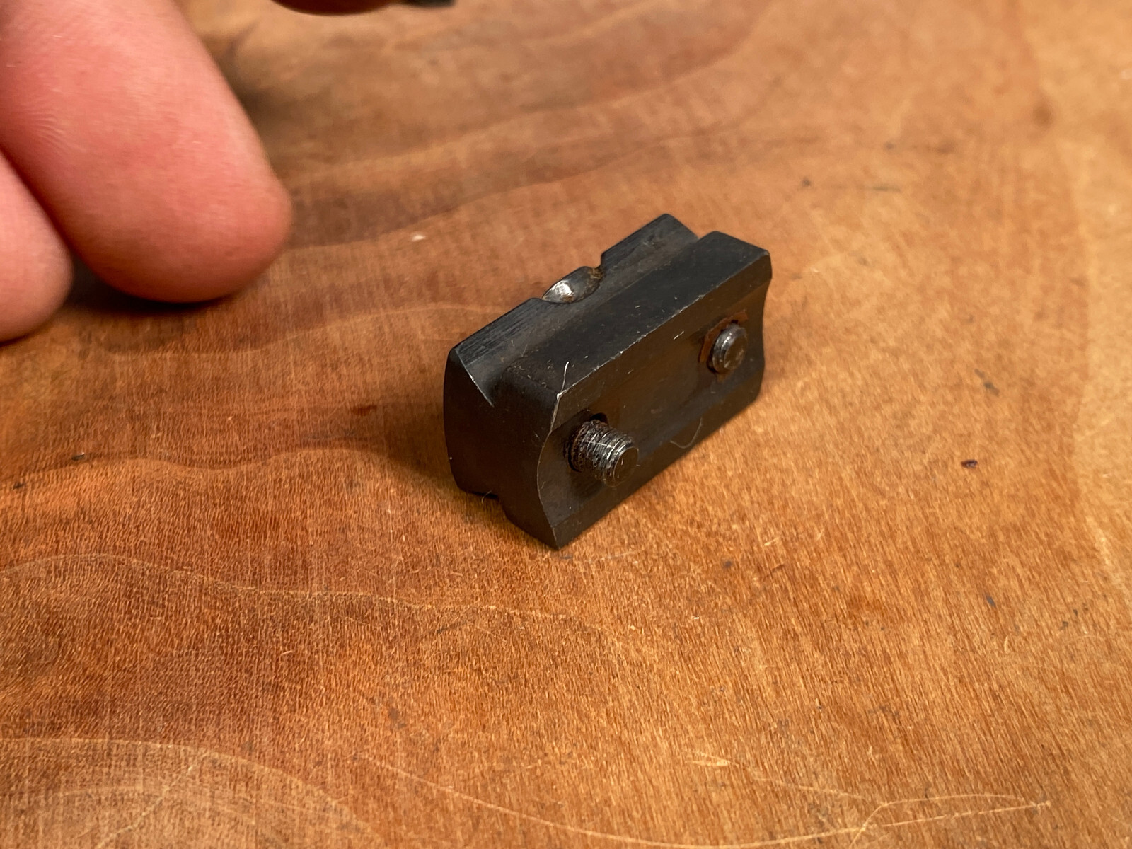 VINTAGE REDFIELD LYMAN GLOBE TARGET FRONT SIGHT BASE Unertl scope Block ...