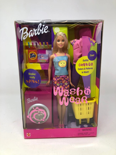 Barbie Wash 'N Wear Doll w Color Change Outfits 2000 MIB | eBay