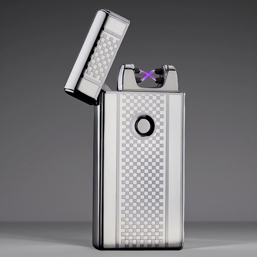 Dual Arc Electric Lighter USB Rechargeable Plasma Cigarette Lighter ...