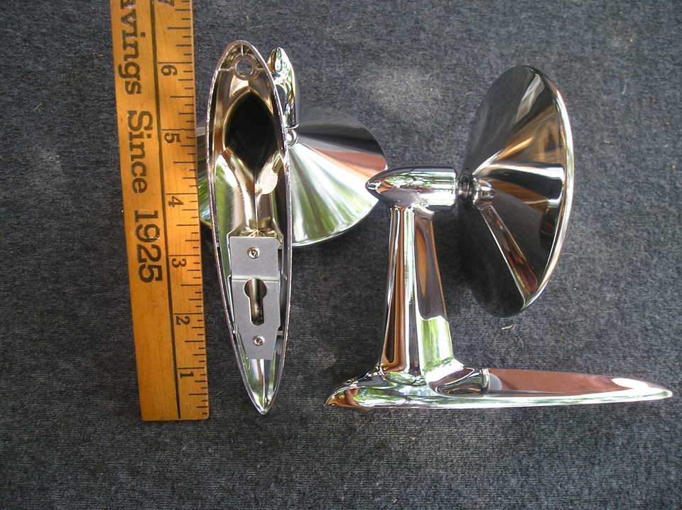 NEW PAIR REPLACEMENT FENDER / DOOR MIRRORS 55 56 ! | eBay