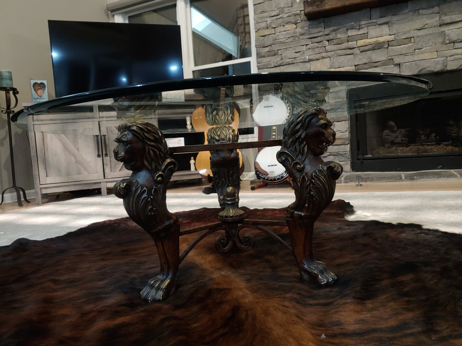 Lion Head Coffee Table | eBay