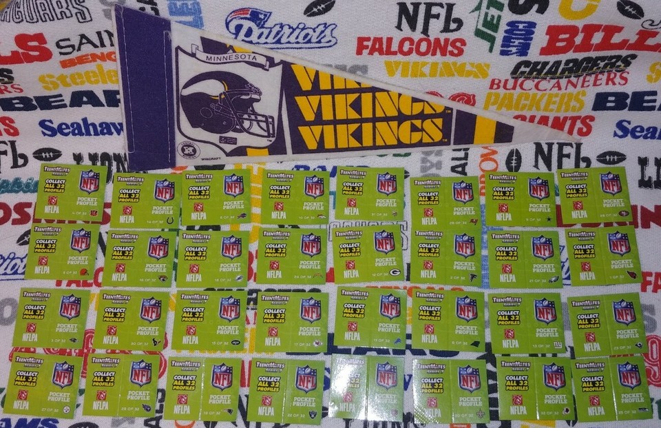 NFL Teenymates 2018 Series 7 Complete Set of player pocket profiles (32 ...