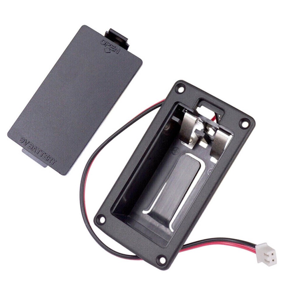 2Pcs For Acoustic Guitar 9V Pickup Battery Holder Box Compartment Cover ...