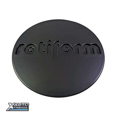 Rotiform 2.36" Snap In Wheel Center Cap Matte Black 1003-40MB | eBay