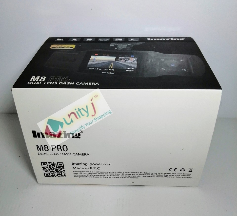 Imazing M8 Pro-Dual Dash Cam Single Front or Front and 1080P Cabin,for ...