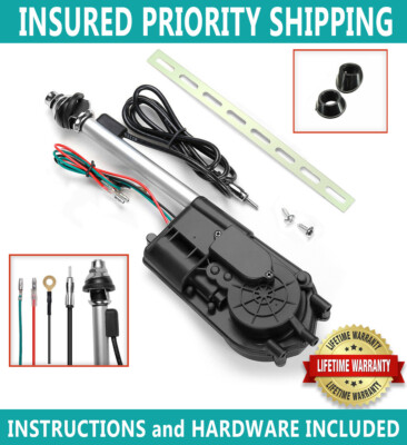 POWER ANTENNA RADIO UNIVERSAL REPLACEMENT TELESCOPIC 5 SECTION FULLY ...