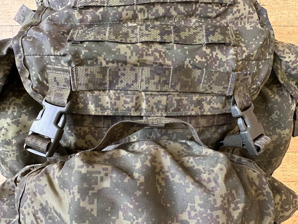 Russian Army Original Hiking Backpack 6SH117 25L + 7L Buttpaсk MOLLE ...