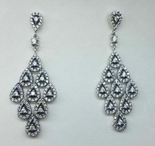 2017 PANDORA Cascading Glamour Earrings Large Limited Edition 296321cz ...