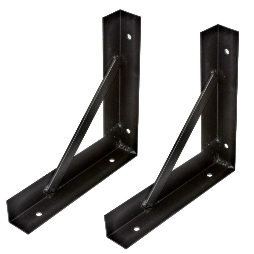 REINFORCED Steel GALLOWS BRACKETS 50 x 50 Angle Iron 4 Sizes Made in UK ...