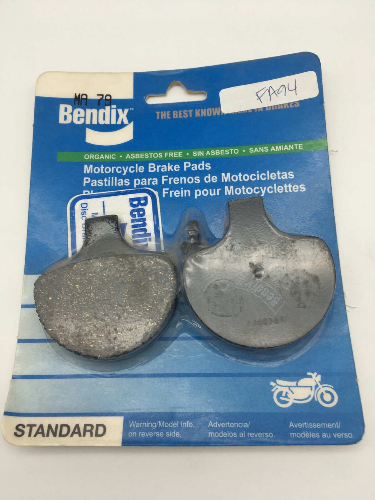 Bendix MA79 Brake Pads Harley Davidson Front FA94 | eBay