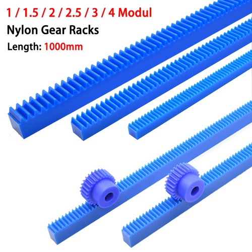 1/1.5/2/2.5/3/4 Modul Nylon Spur Gear Racks For CNC Linear Motion Long ...
