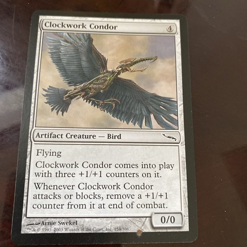 Clockwork Condor - Magic the Gathering MTG Mirrodin Single Card TCG ...