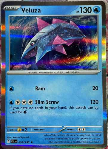 Veluza Holo Rare - 056/193 - Paldea Evolved Pokemon 2023 | eBay
