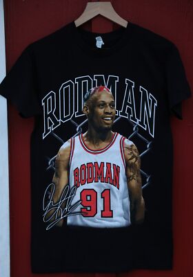 Dennis Rodman 91 Graphic Tee New! | eBay