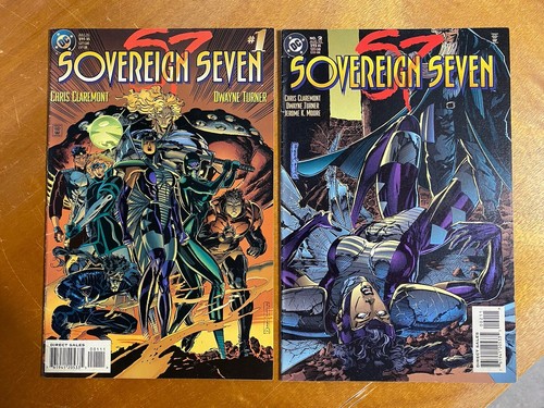 Sovereign Seven comic lot (2) 1, 2, DC Modern Age 1995 Claremont | eBay