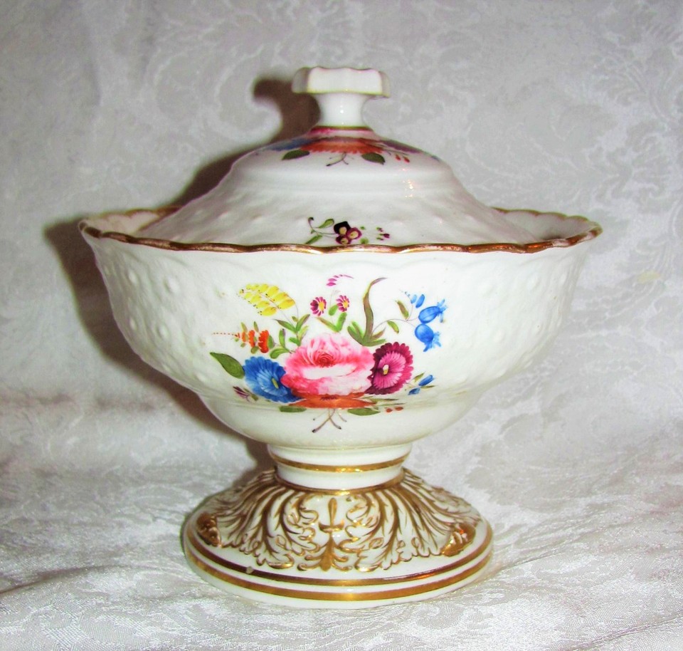 Antique 18th Century Porcelain Covered Serving Dish Compote Rare! | eBay
