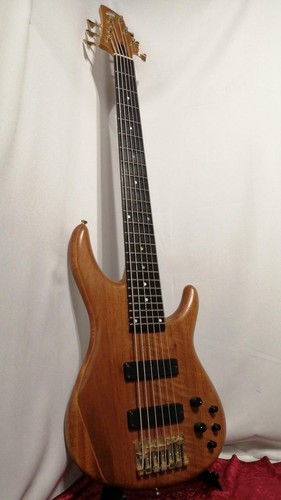 Moon Mbc-6 Electric Bass 6-string Walnut/Mahogany Used | eBay