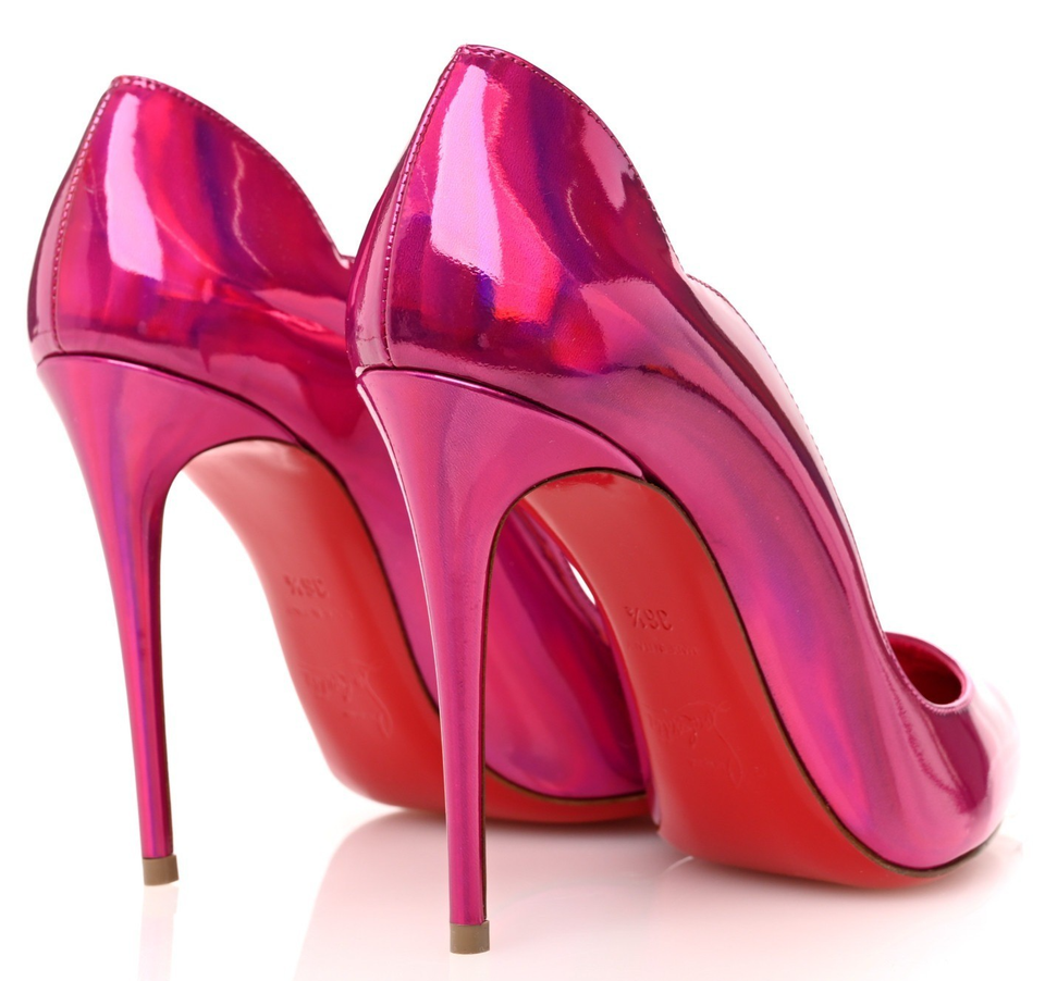 $895 CHRISTIAN LOUBOUTIN Hot Chick Patent Psychic Pink Pumps (36 EU ...