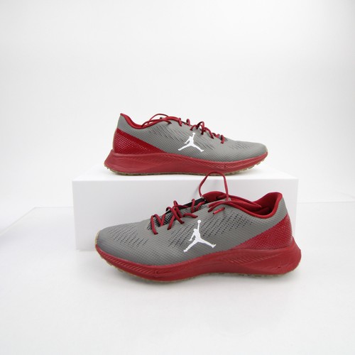 Oklahoma Sooners Air Jordan Cross Training Shoes Men's Gray/Maroon Used ...
