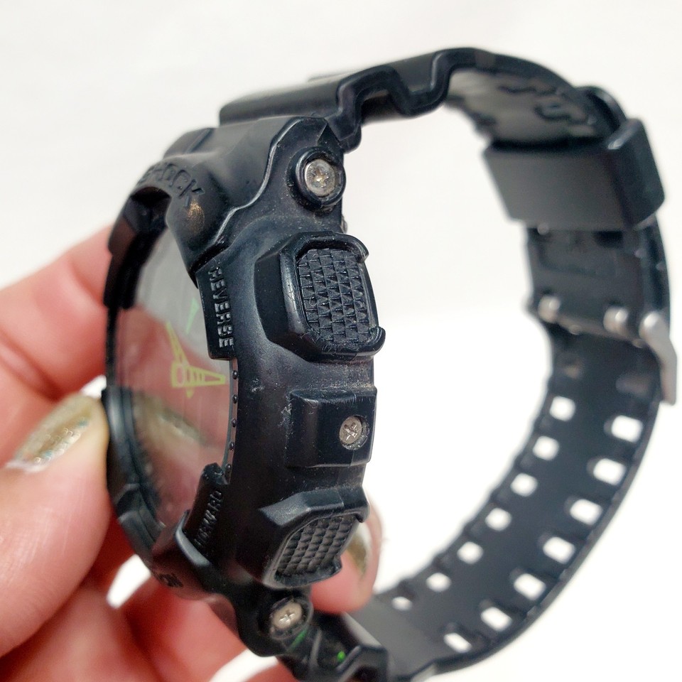 CASIO G-SHOCK 5081 GA-100C Water Resist 20bar Wristwatch Stainless Blk ...