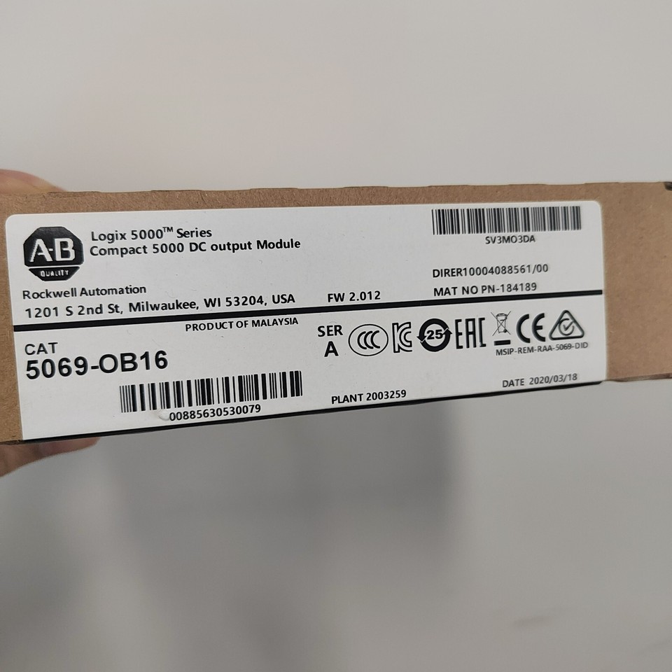 New Factory Sealed Allen Bradley 5069-OB16 SER B Compact 5000 DC Output ...
