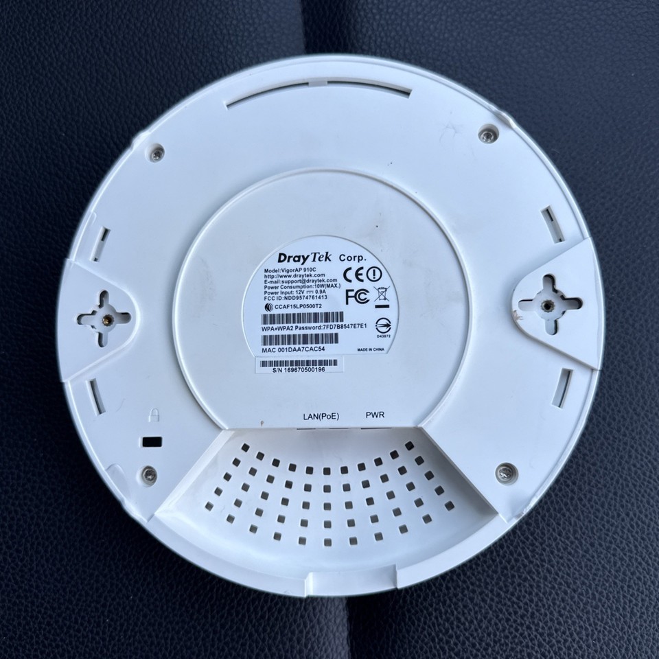 Draytek Vigor AP910c Wifi wireless access point white PoE AP 910c | eBay UK