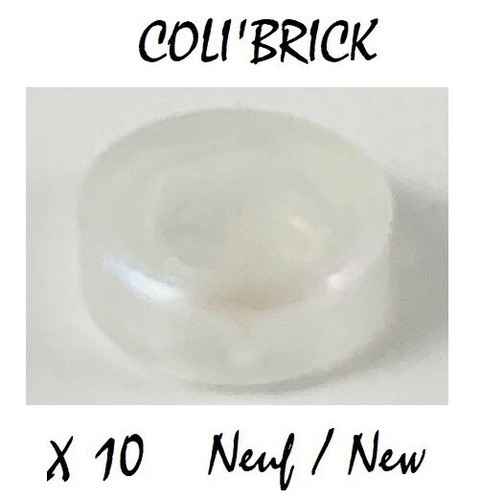 lego 98138 - Brique Tile round 1x1 Satin Trans Clear - Faites votre ...