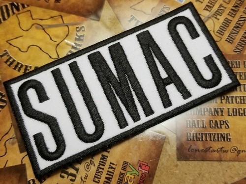 EMBROIDERED SUMAC POST METAL BAND PATCH (Please Read Ad) | eBay