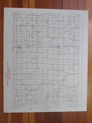Merrill Michigan 1937 Original Vintage USGS Topo Map | eBay
