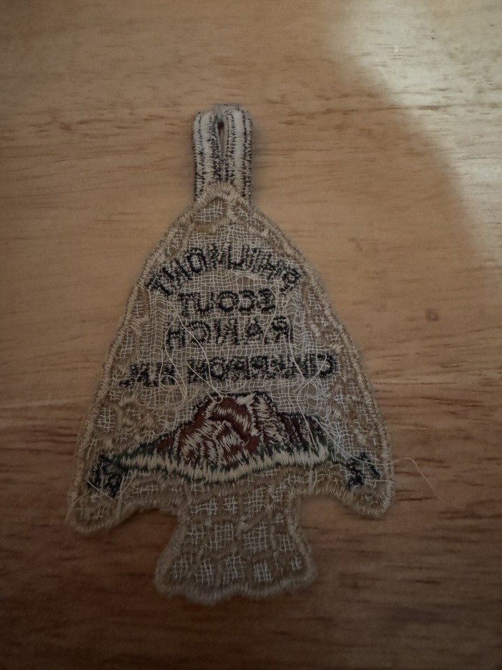 Boy Scout Philmont Scout Ranch Arrowhead Patch New Mexico button loop ...