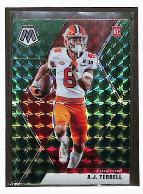 2020 Panini Mosaic A. J. TERRELL #248 RC GREEN PRIZM ATLANTA FALCONS | eBay