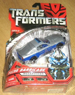 NEW SEALED TRANSFORMERS MOVIE 2007 RECON BARRICADE DECEPTICON MOSC ...