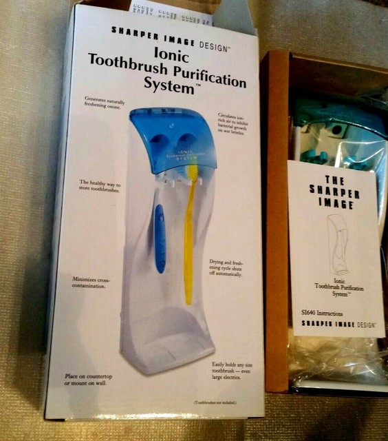Sharper Image Ionic Toothbrush Purification System . Si640 for sale ...