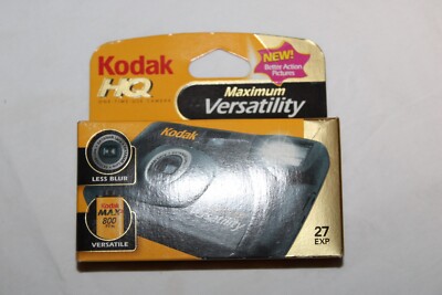 Kodak HQ One Time Use Camera Maximum Versatility MAX 800 (05/2006) NEW ...
