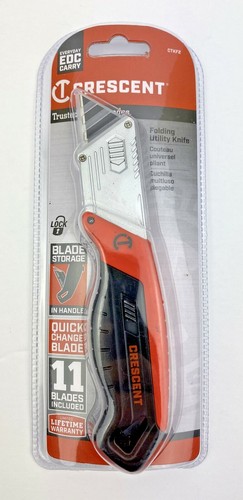 Crescent Folding Utility Knive CTKF2 with 11 Blades | eBay