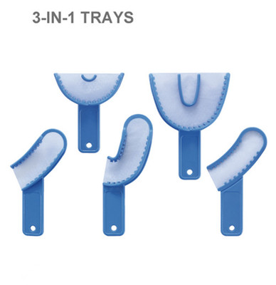 5pcs/set Dental disposable 3-IN-1 Trays dental materials oral dental ...